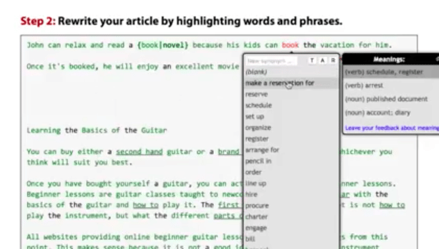 How to Use Spun Content and Web 2.0s For Tiered Link Building