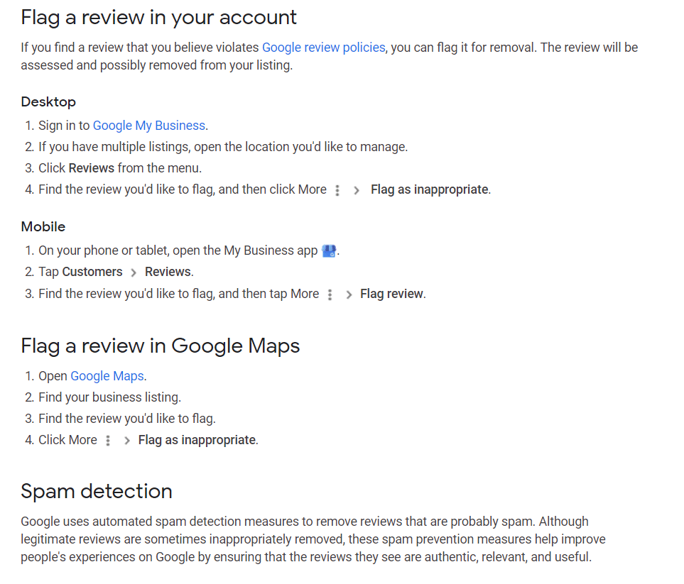 How to Deal With and Report Fake Google Reviews